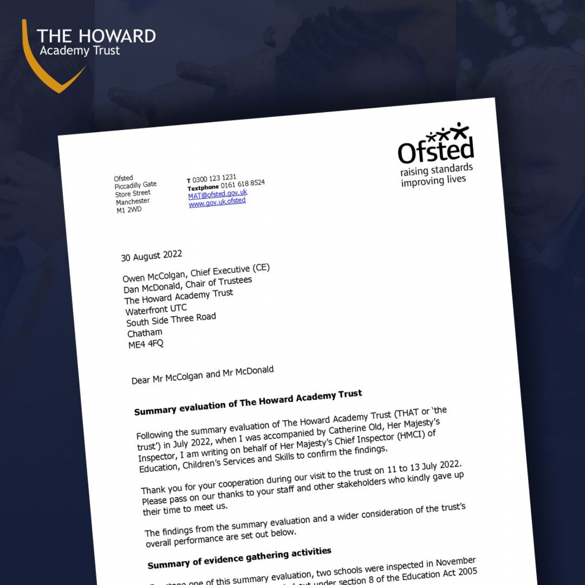 Waterfront UTC - MAT Summary Evaluation